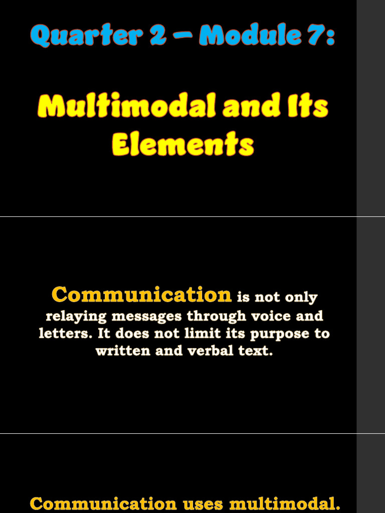 Multimodal (1) | PDF | Gesture | Learning