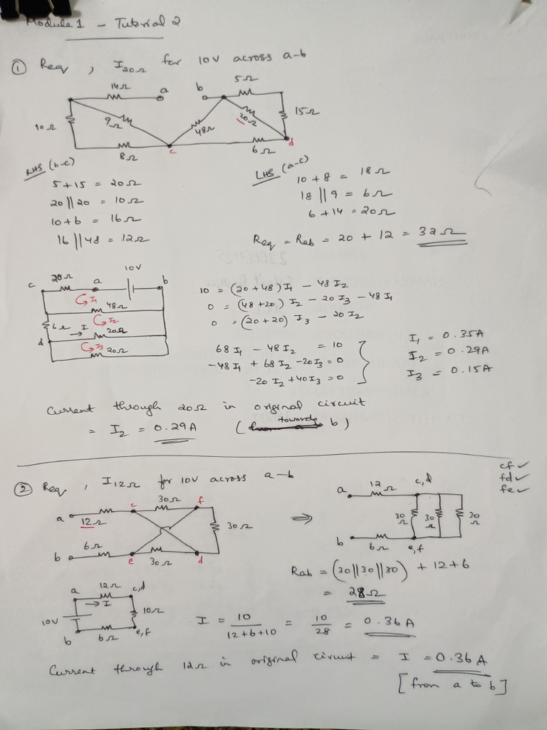 Mod1 Tutorial2 Key | PDF