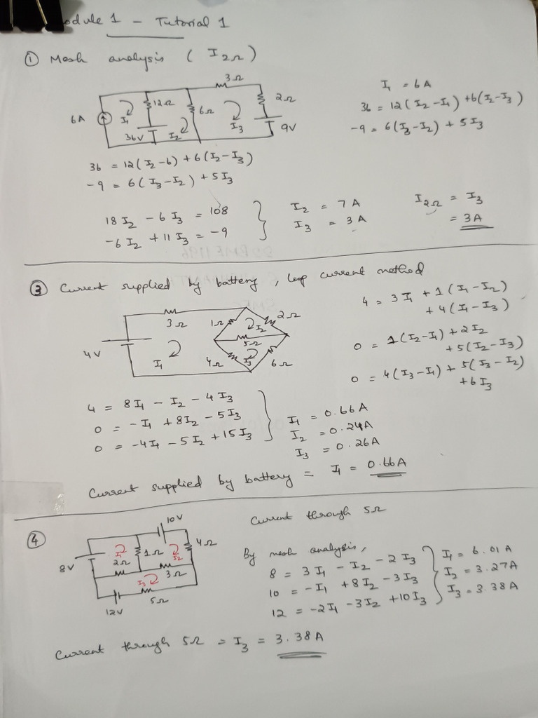 Mod1 Tutorial1 Key | PDF