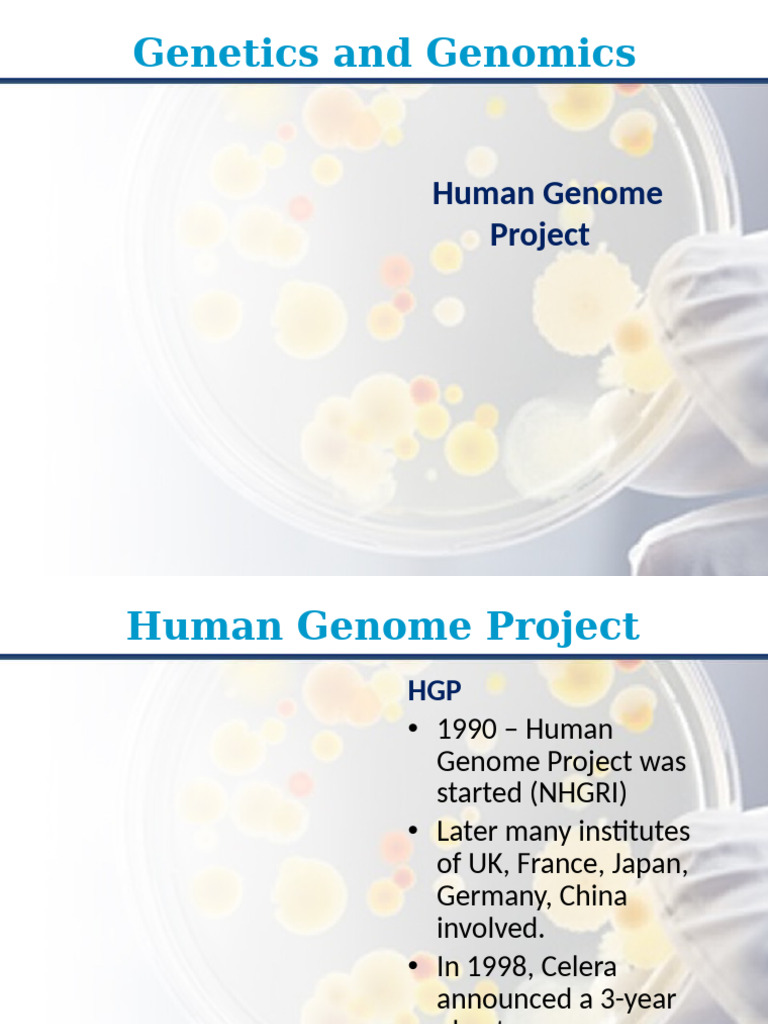199 - Human Genome Project | PDF