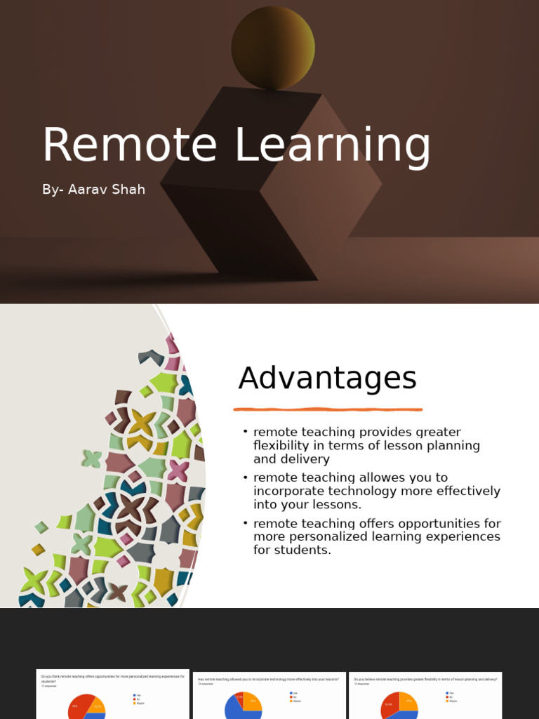 Remote Learning | PDF