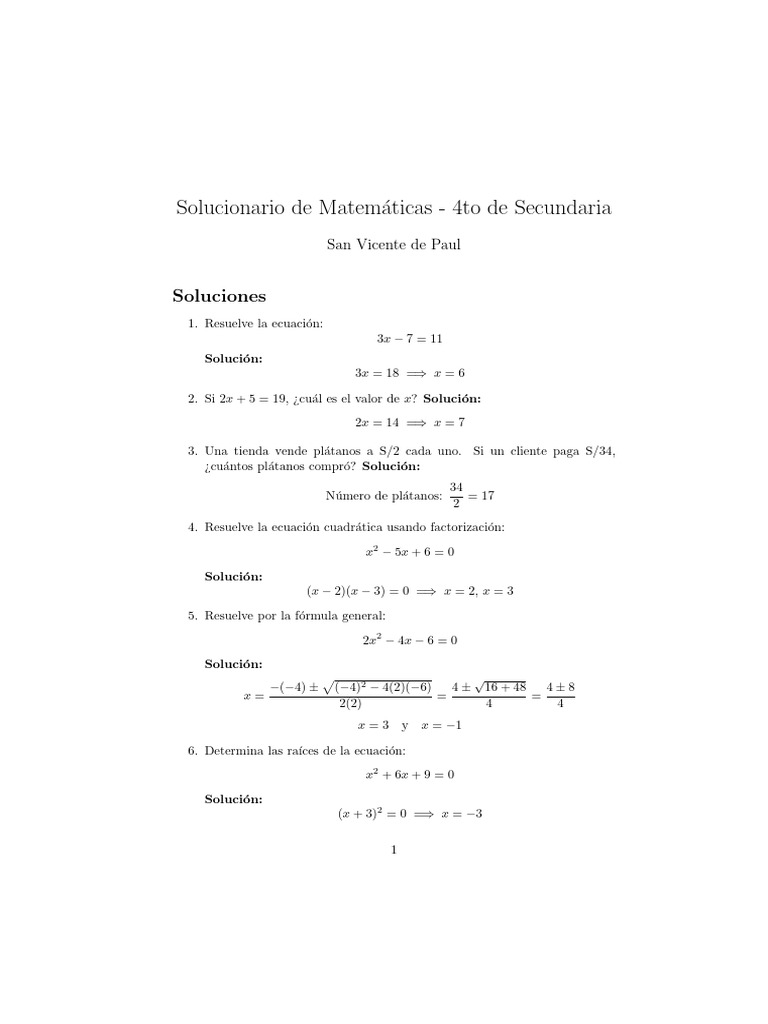 Resolucion_Cuestionario_4to | PDF | Conceptos matemáticos | Matemáticas discretas