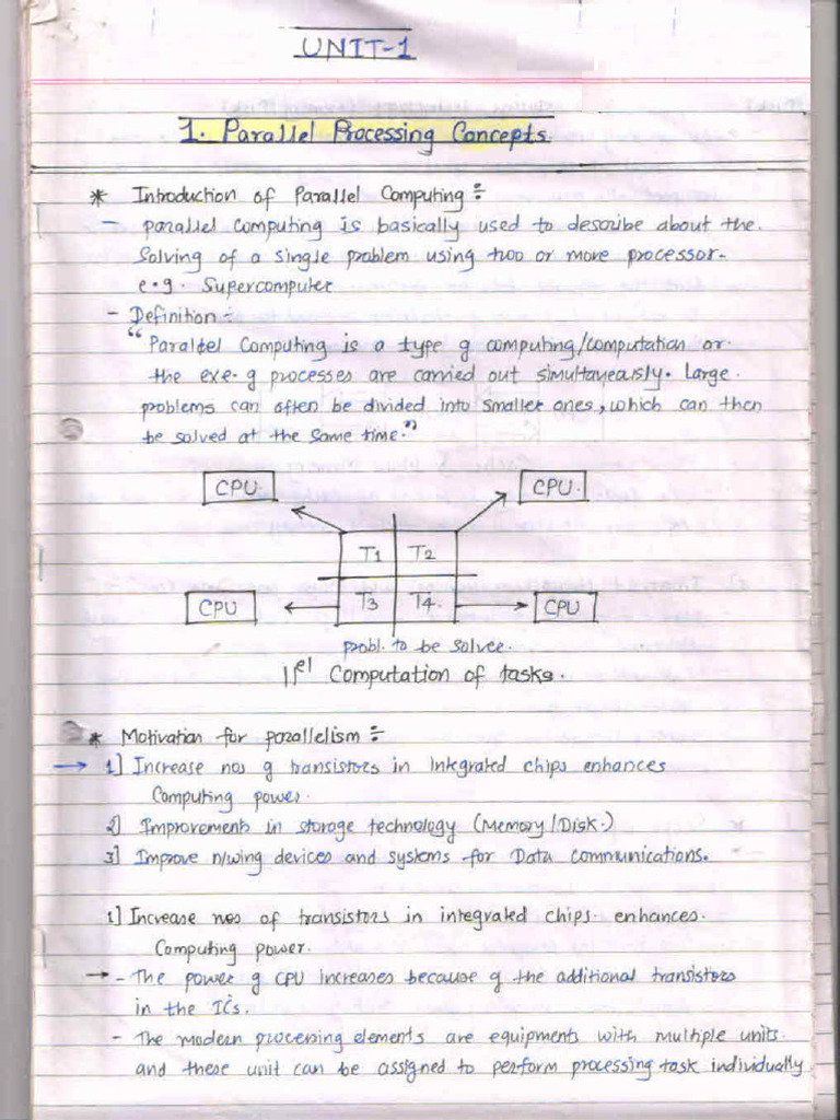 HPC All Units Handwritten Notes | PDF