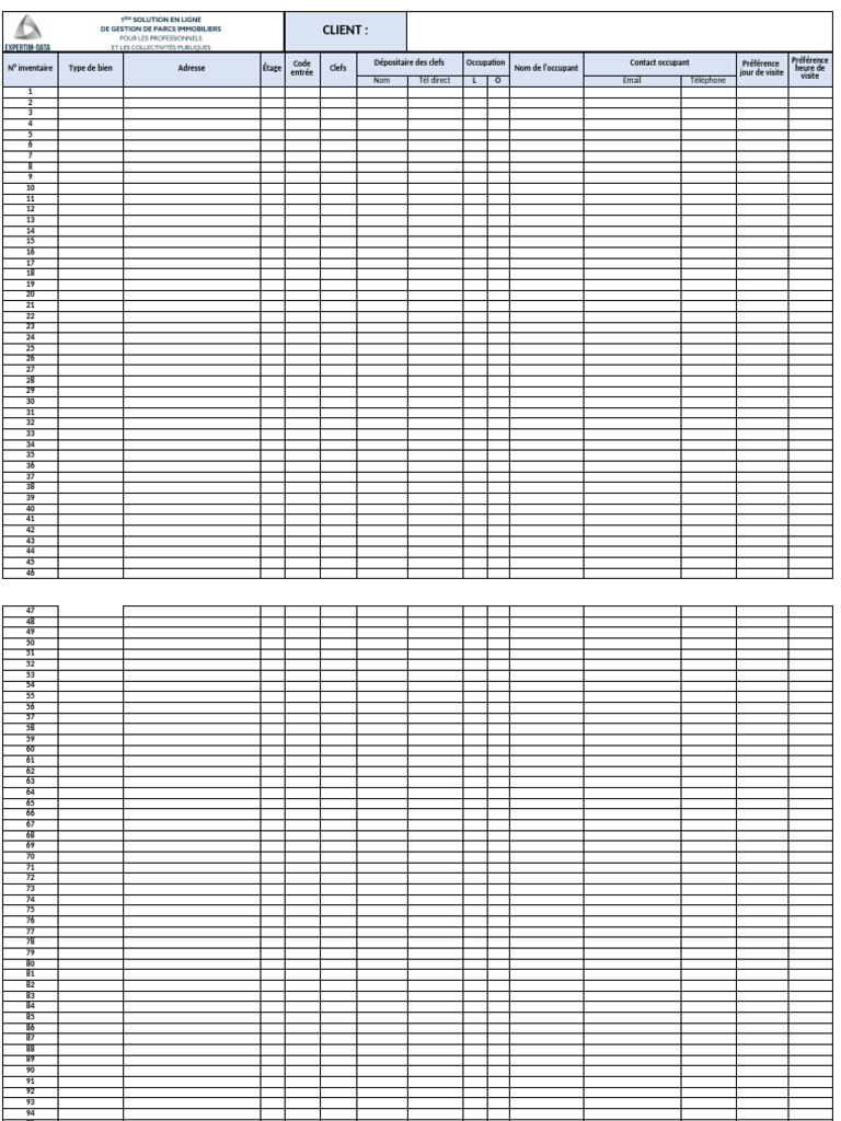 Fiche de Visite Immeuble de Rapport | PDF