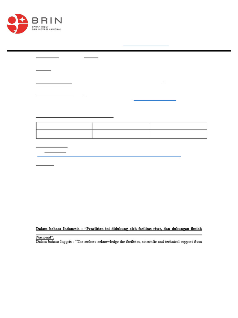 Hasil Uji XRF Laboratorium BRIN | PDF