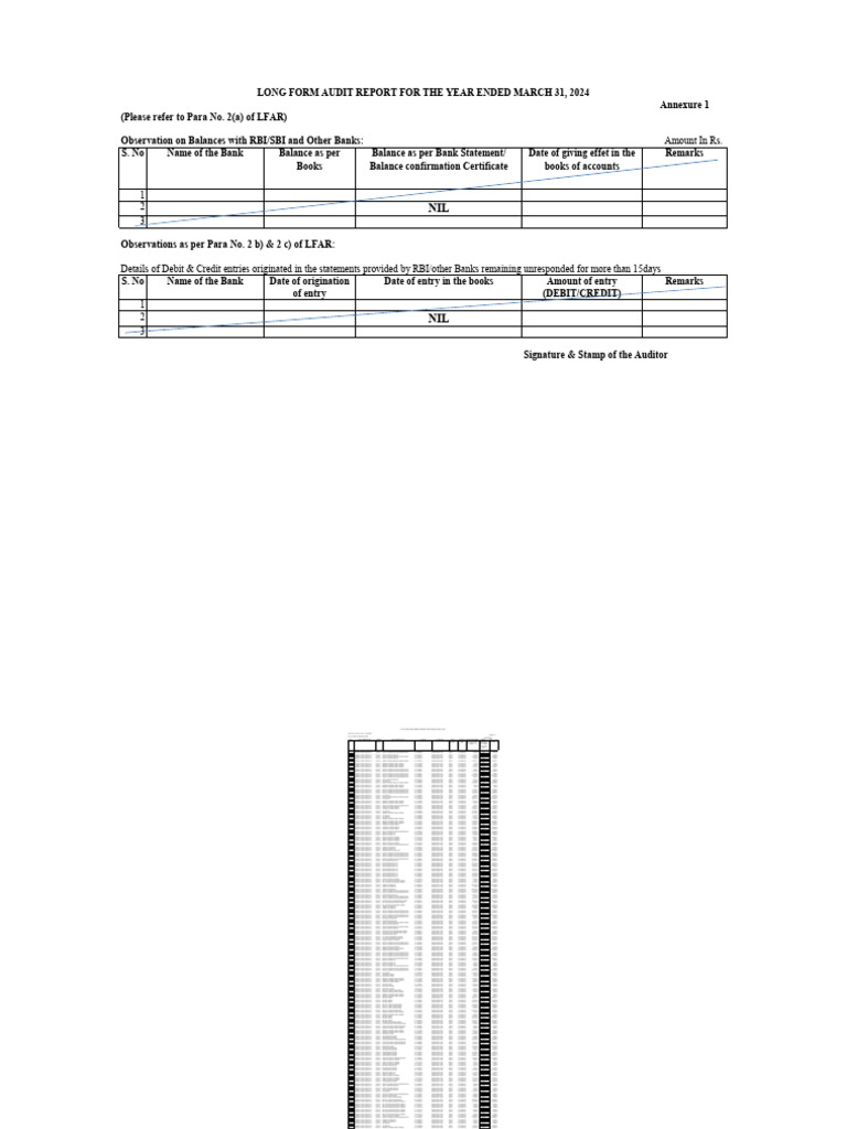 Annexure To Lfar Final | PDF | Corporations | Personal Finance