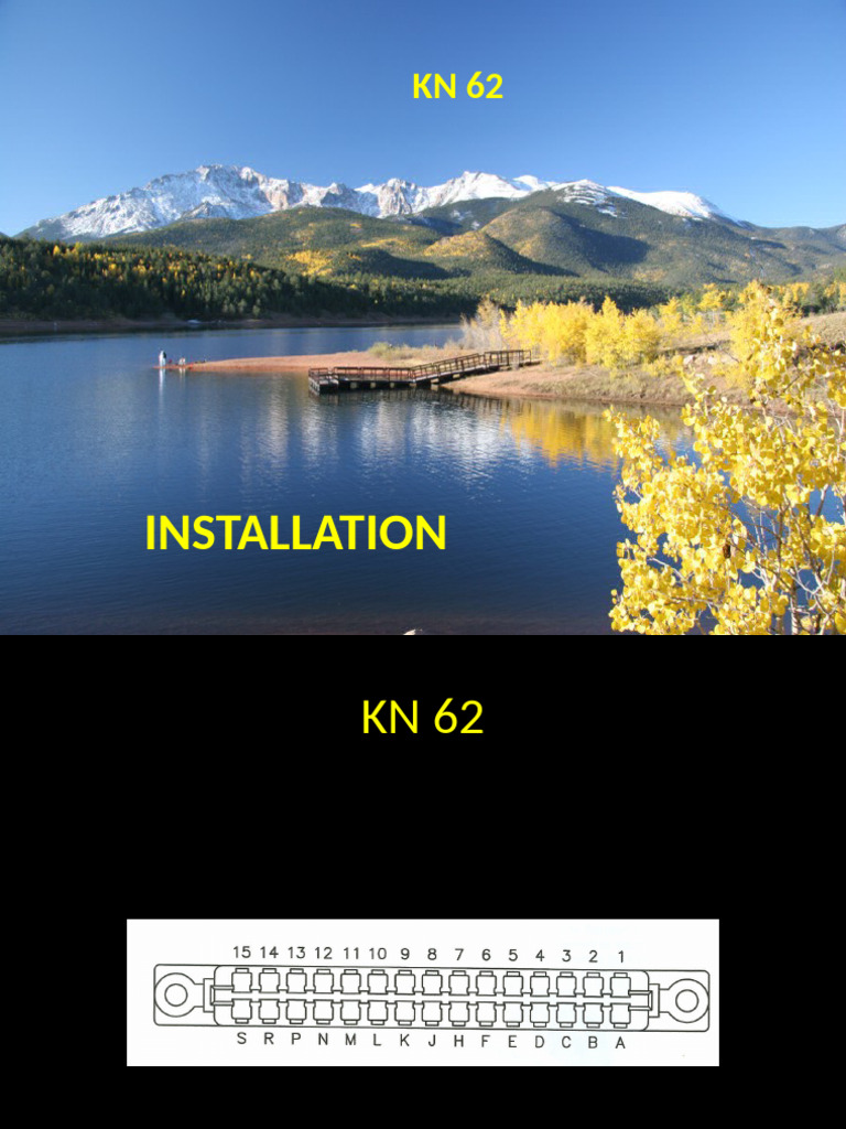 KN 62 Insallation | PDF