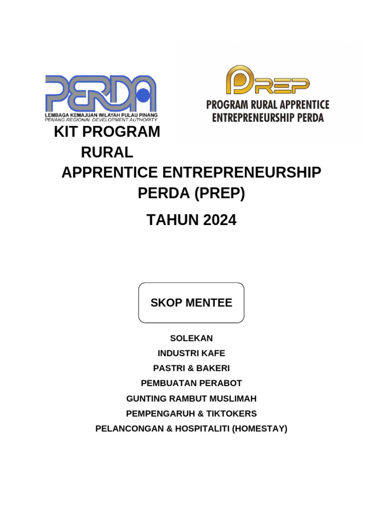 Kit Mentee Prep 2024 Contoh | PDF