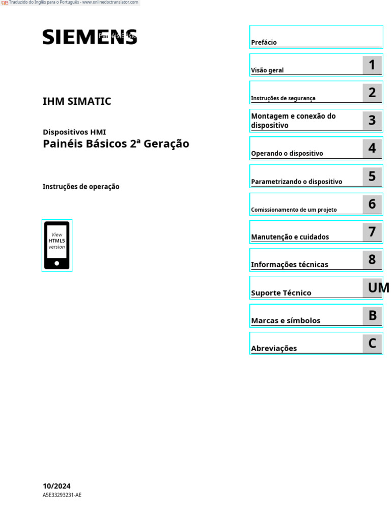 SIMATIC HMI HMI Devices Basic Panels 2nd Generation .En - PT | PDF ...
