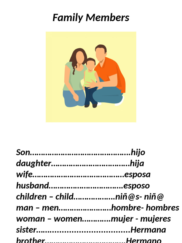 Family Members | PDF