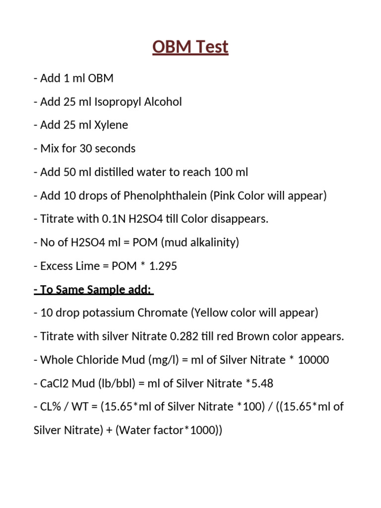 OBM Test | PDF