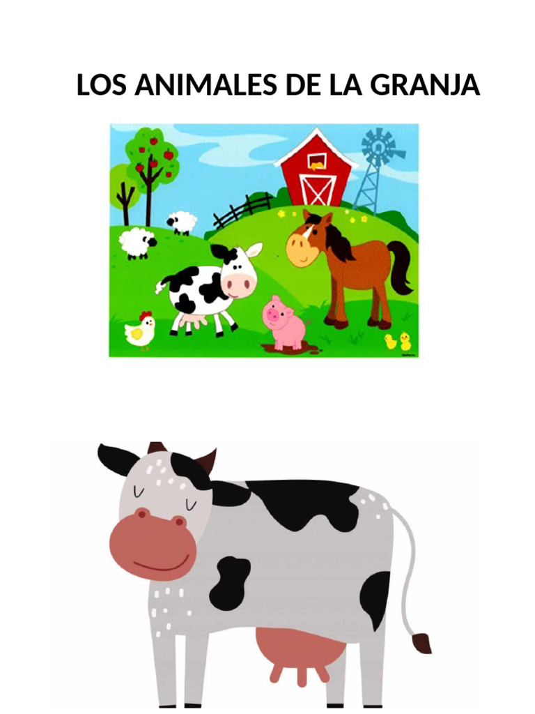 Cuento Animales de La Granja | PDF