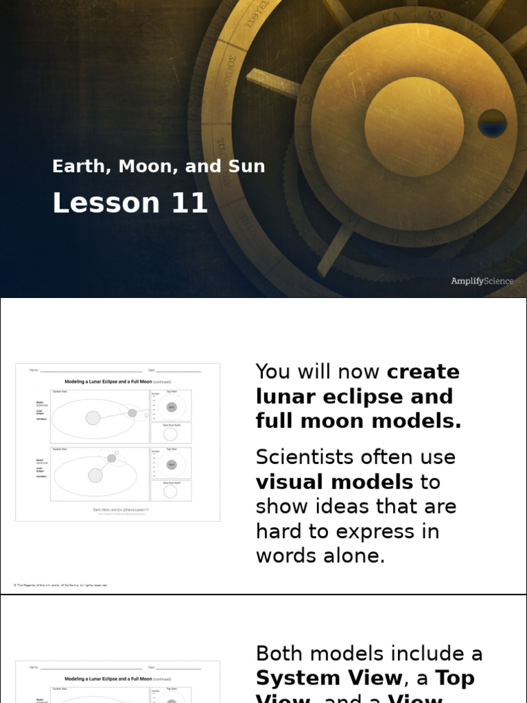 Lunar Eclipse and Full Moon Models | PDF | Eclipse | Moon