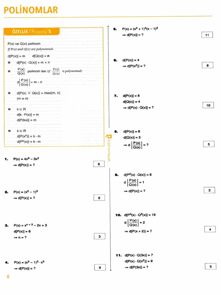 Polinomonlar Puza | PDF