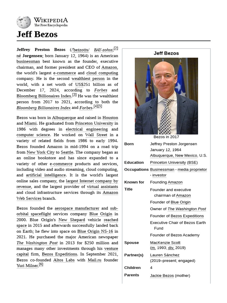 Jeff Bezos | PDF