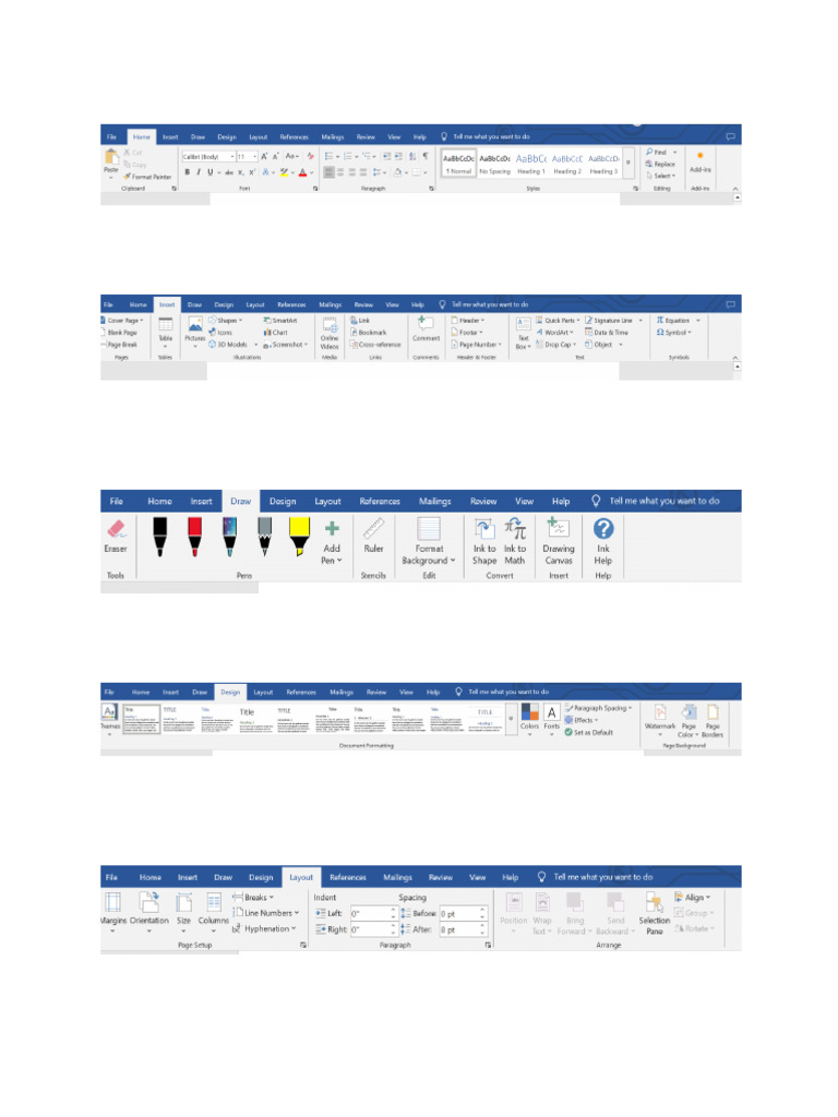 Ms Word Images | PDF