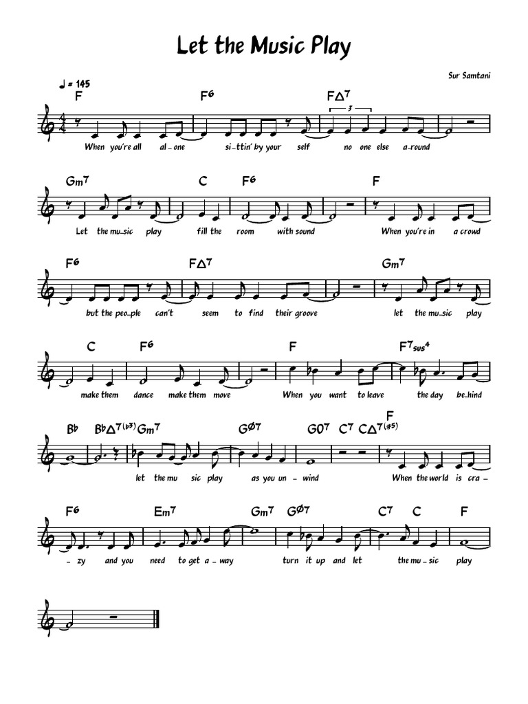 Let The Music Play | PDF