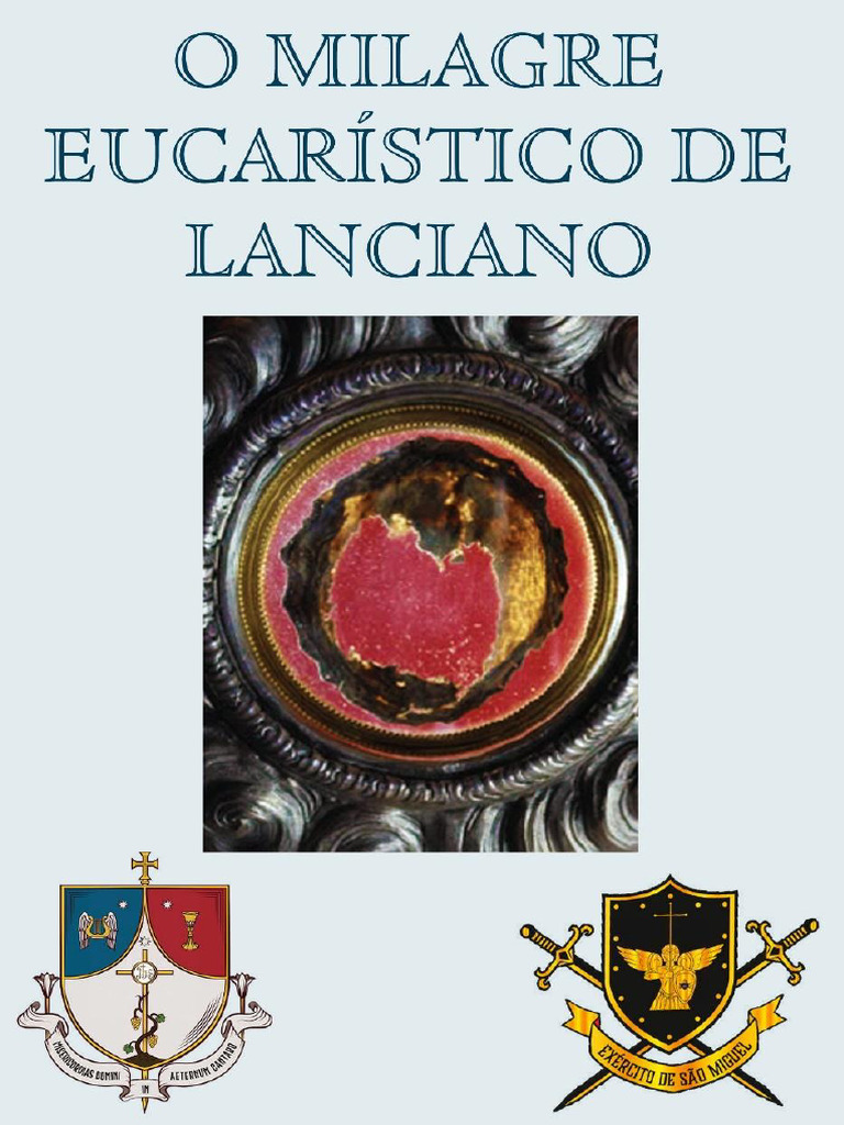 Milagre Eucarístico de Lanciano | PDF | Eucaristia | Jesus