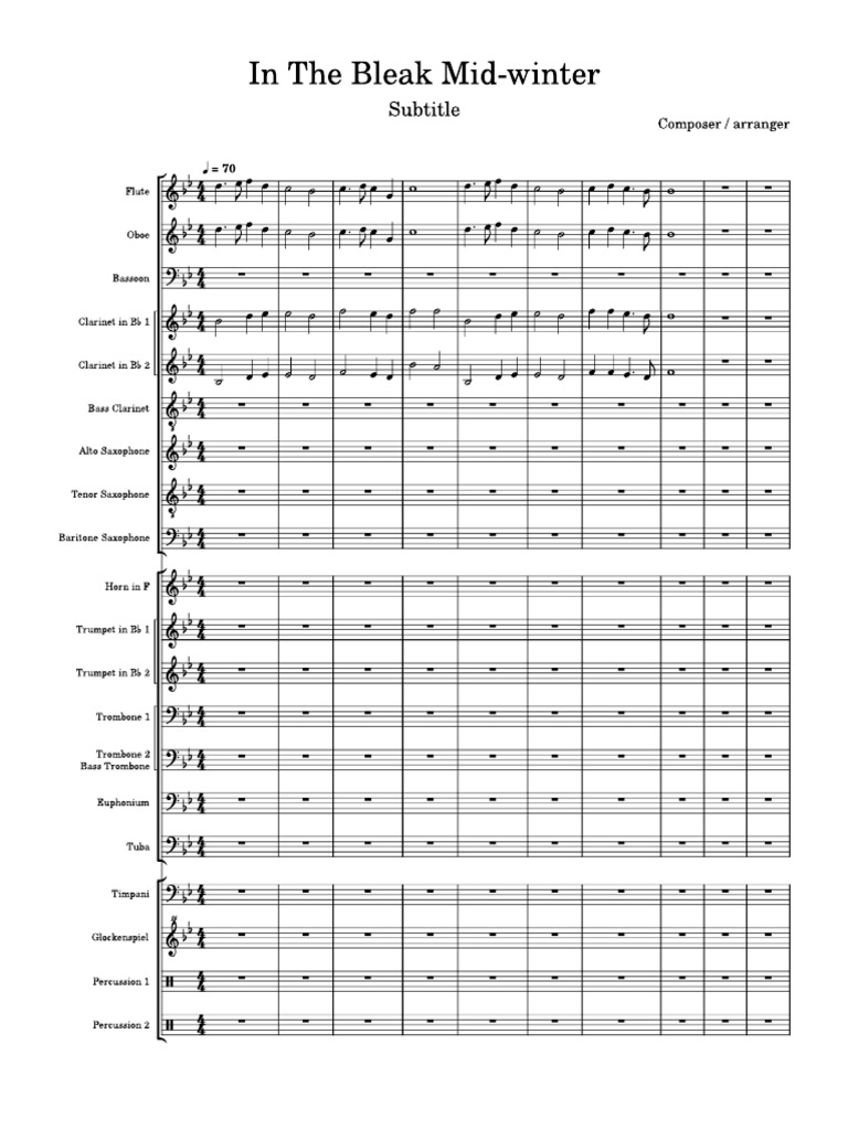 In the Bleak Mid-winter | PDF