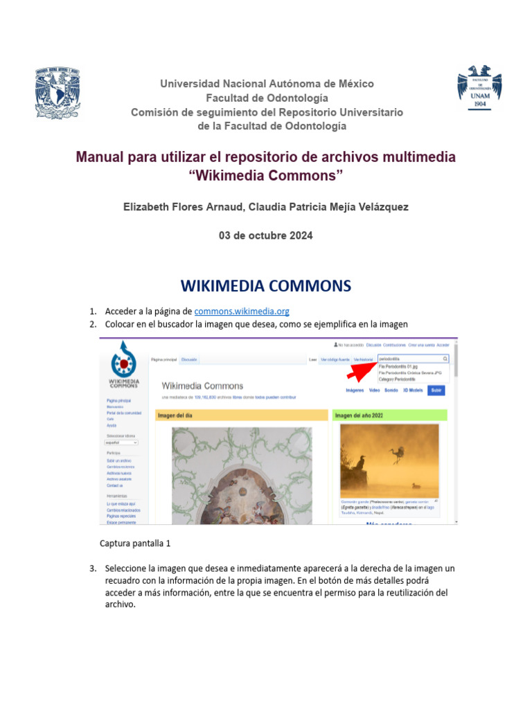 Guía para usar Wikimedia Commons | PDF | Licencia Creative Commons ...