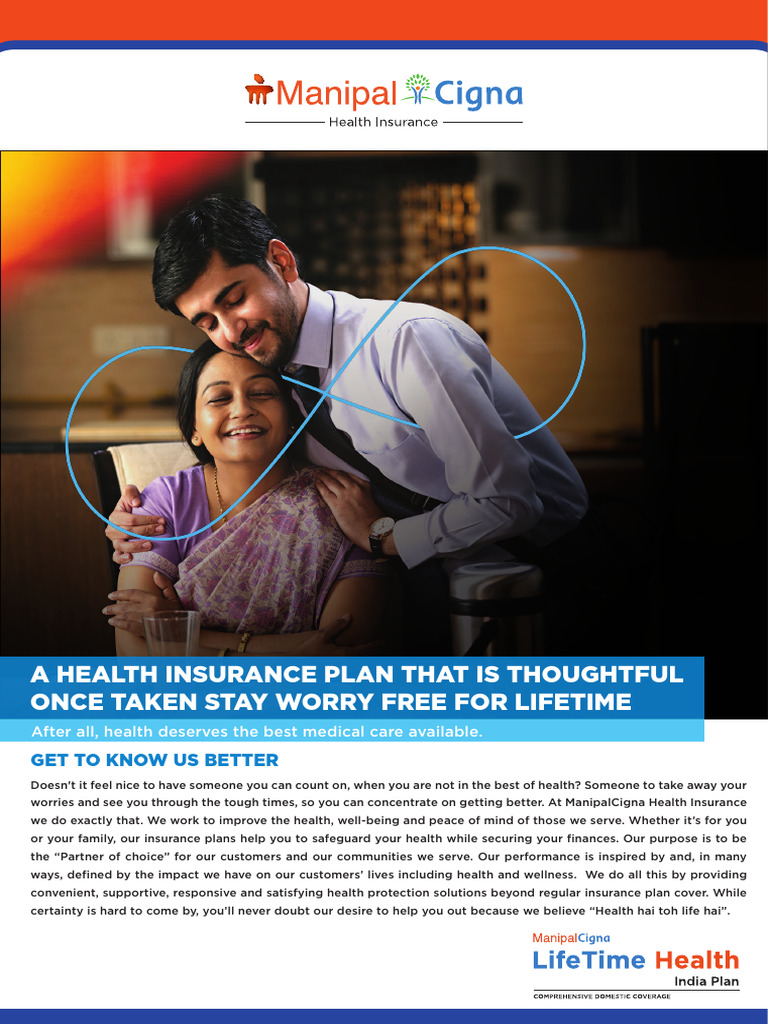 ManipalCigna Lifetime Health Insurance | PDF | Insurance | Family