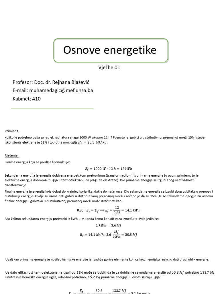 01 Vjezbe OE | PDF