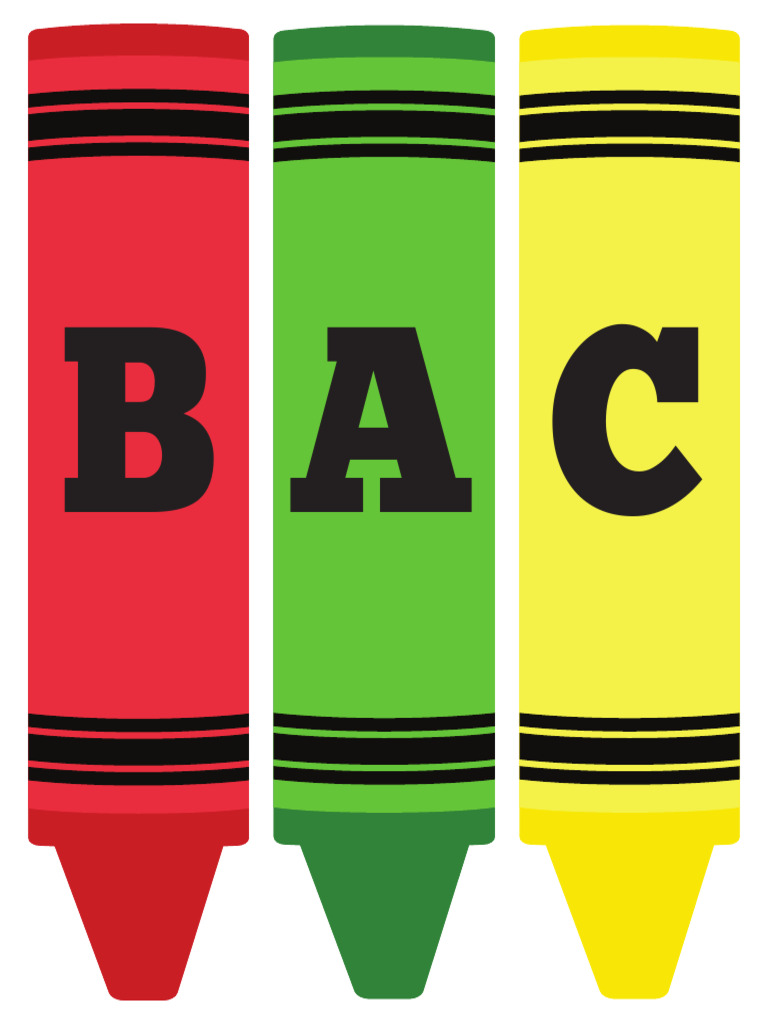Crayon Banner Back To School | PDF