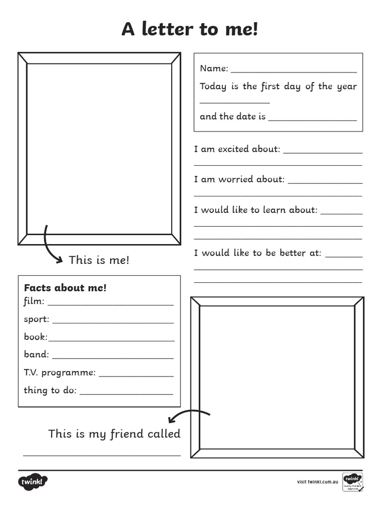 A Letter To Myself Writing Activity | PDF