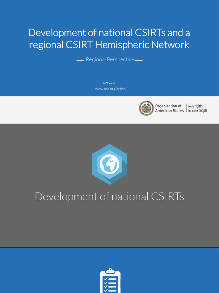 10.00-11.00-csirt-maturity-oas | PDF | Computer Security | Security