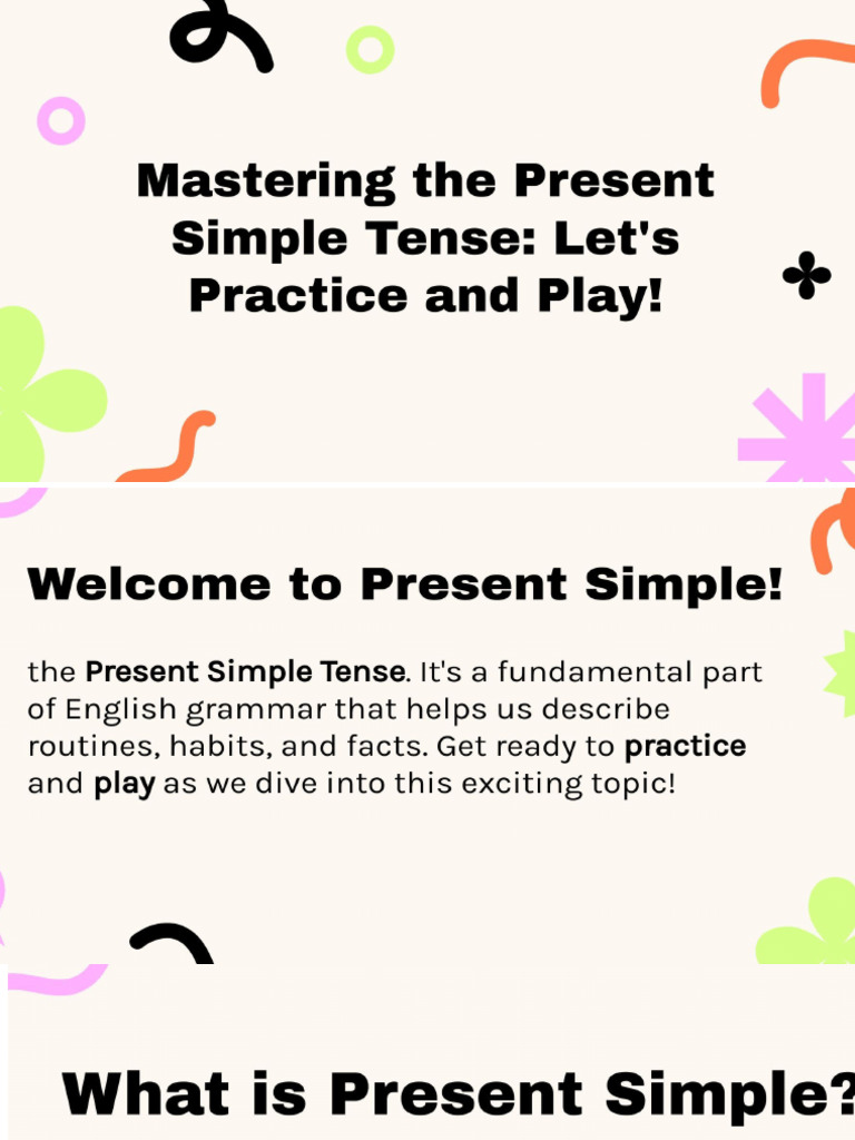 Simple Present | PDF
