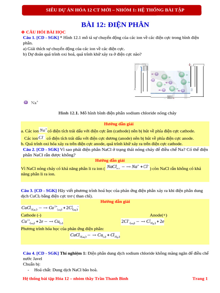 CD - Bai 12 - Dien Phan - Huyen Le | PDF