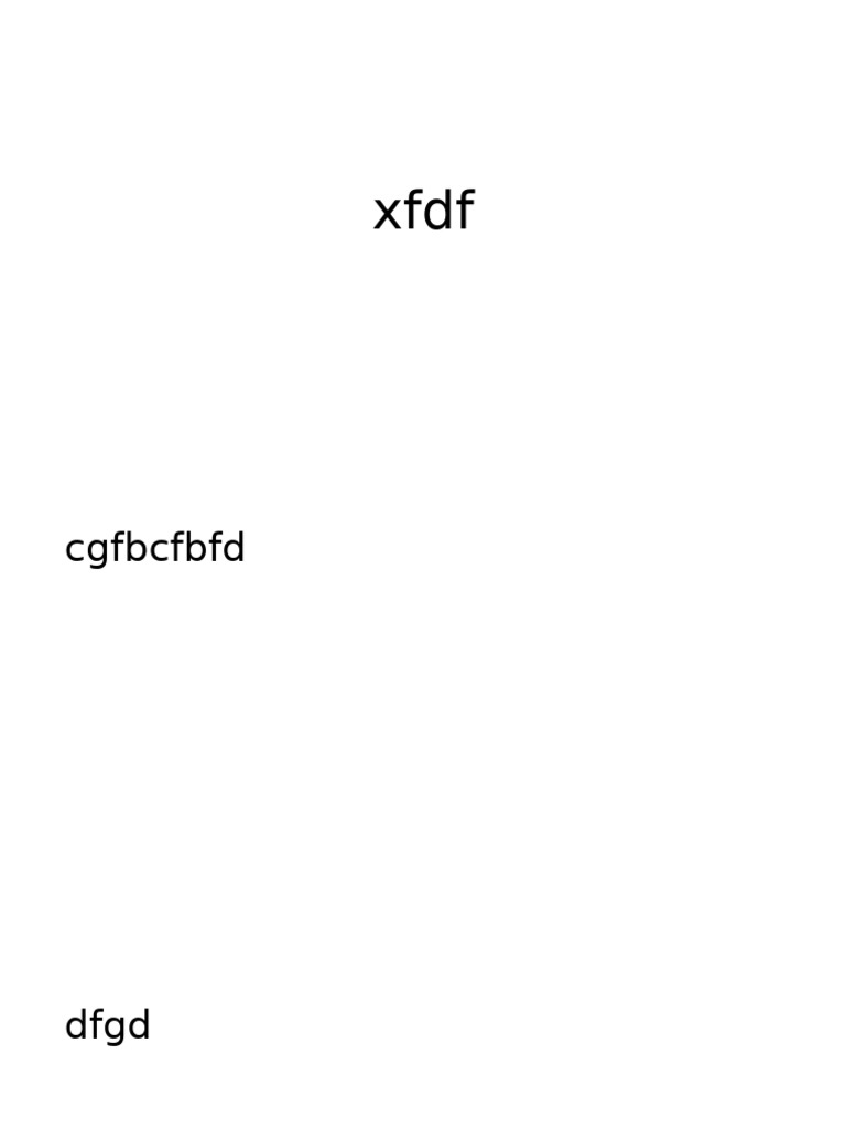 XFDF | PDF