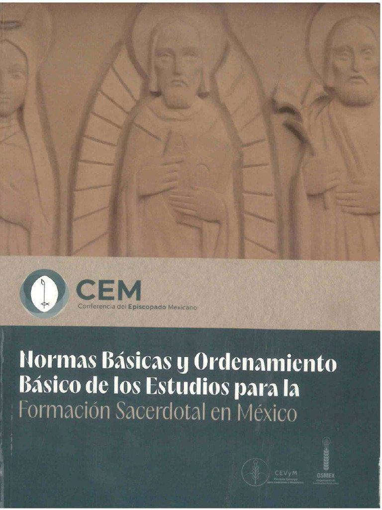 NORMAS ÁSICAS Y ORDENAMIENTO BÁSICO DE LOS ESTUDIOS PARA LA FORMACI PON SACERDORAL EN México ...