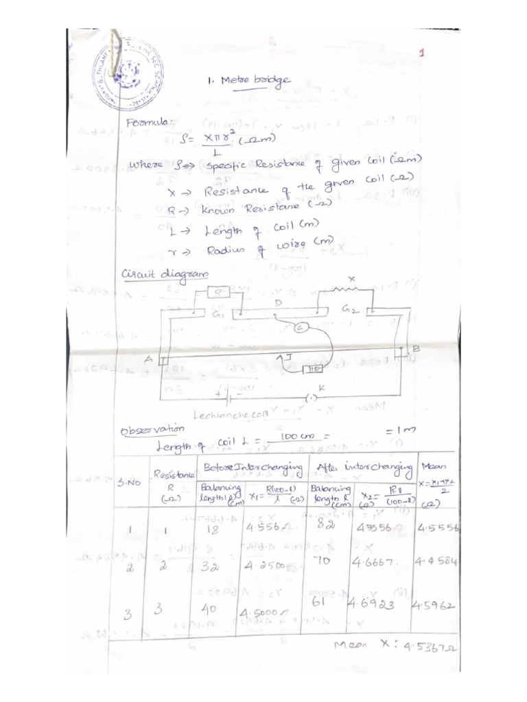 12th Physics Practical | PDF