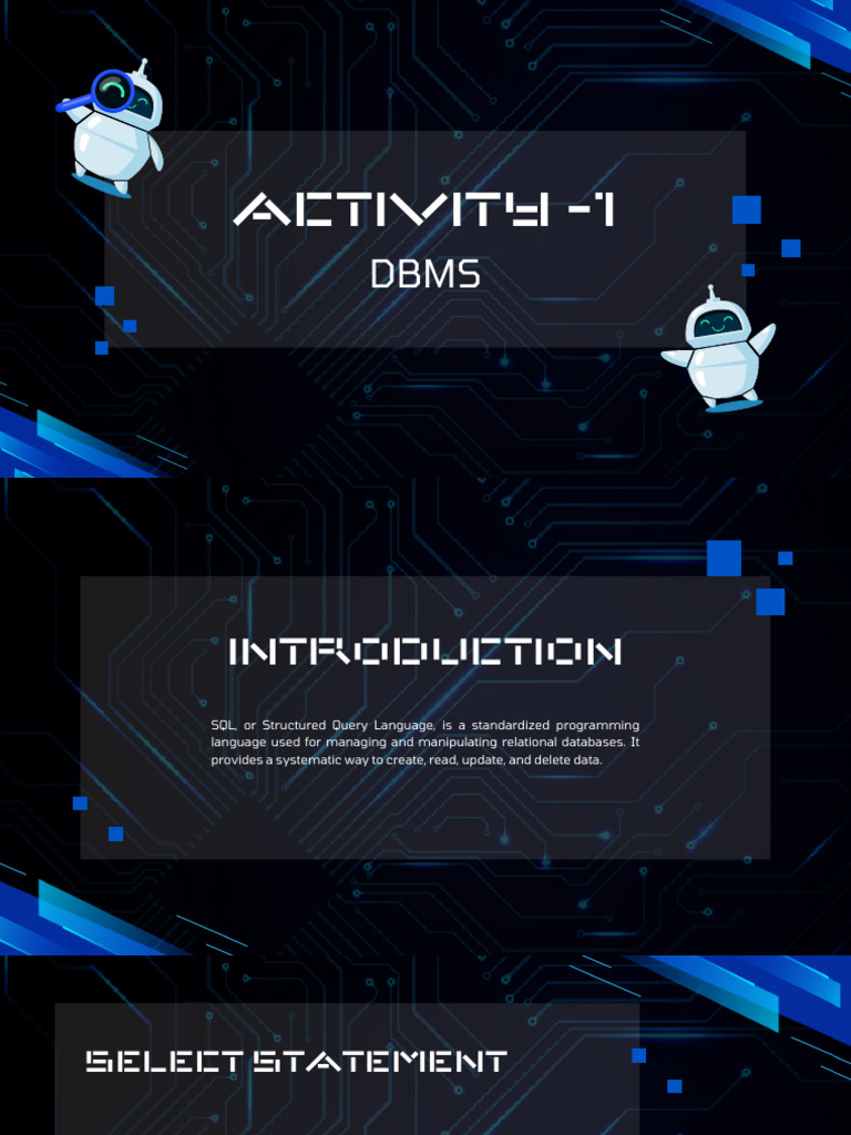 SELECT Statement (1) | PDF | Computer Data | Data Management Software