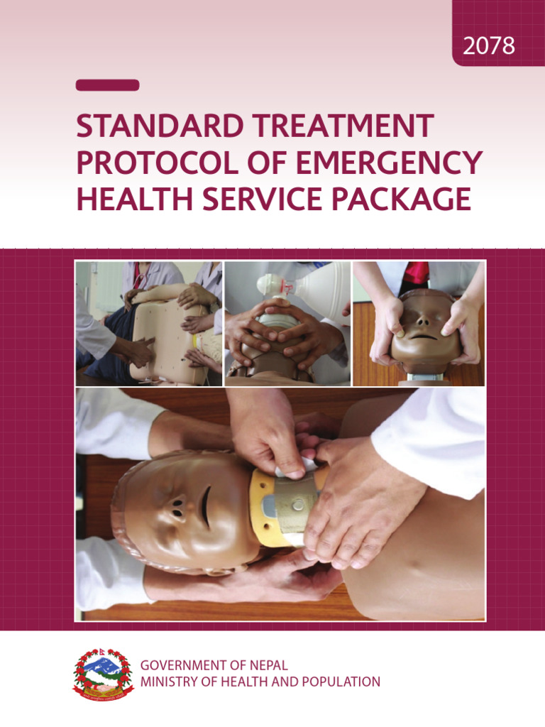 Standard Treatment Protocol of Emergency Health Service Package | PDF ...