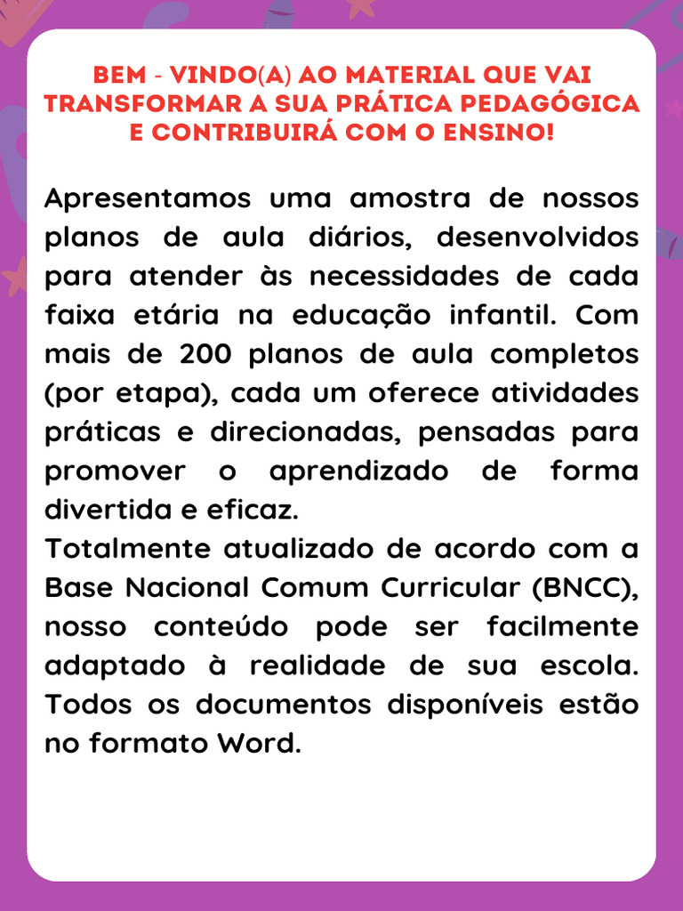 AMOSTRA PLANOS 2025 9 Compressed Compressed | PDF | Aprendizado
