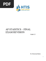 Chapter 2 AP Statistics Practice Test | PDF | Normal Distribution ...