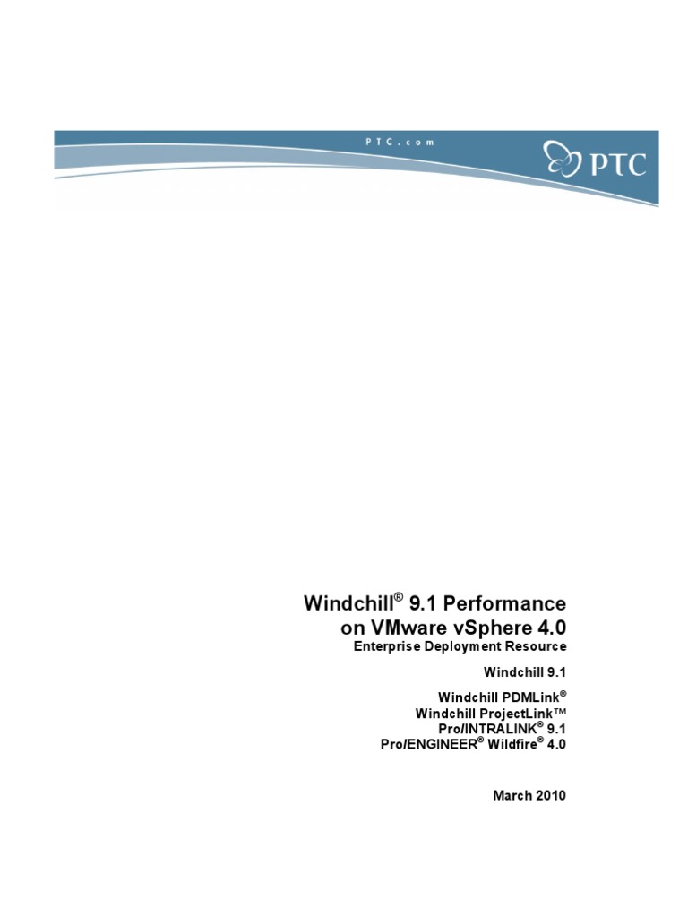 Windchill Performance Vmware | PDF | V Mware | Virtual Machine