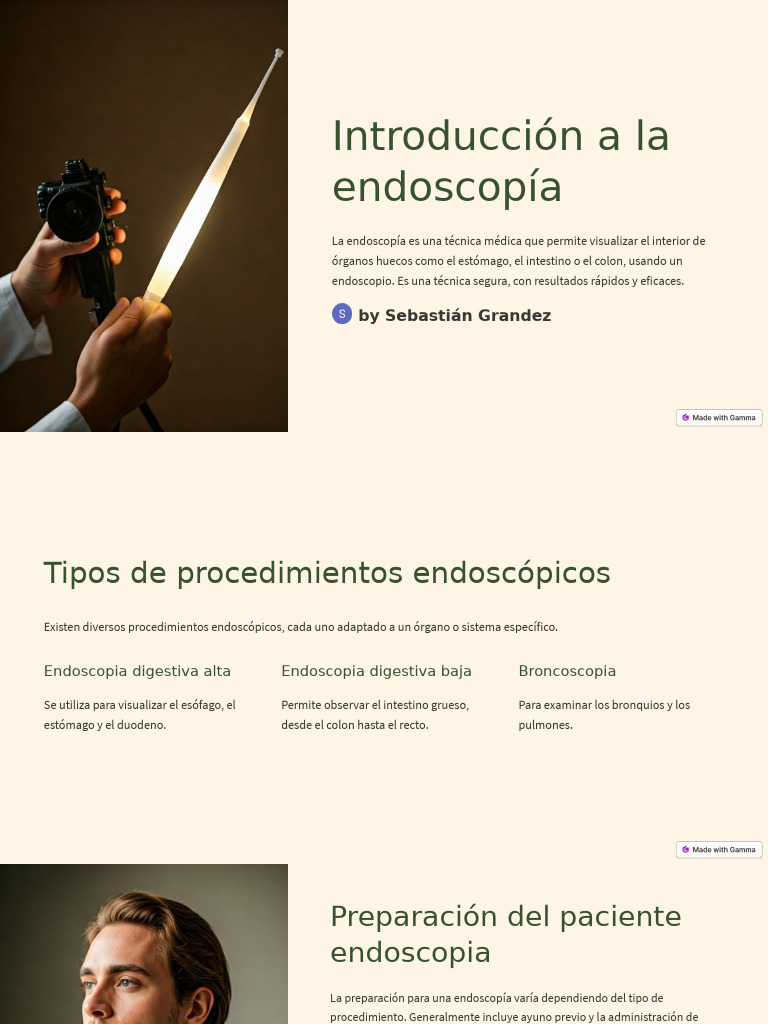 Introduccion A La Endos | PDF | Biopsia | Endoscopia