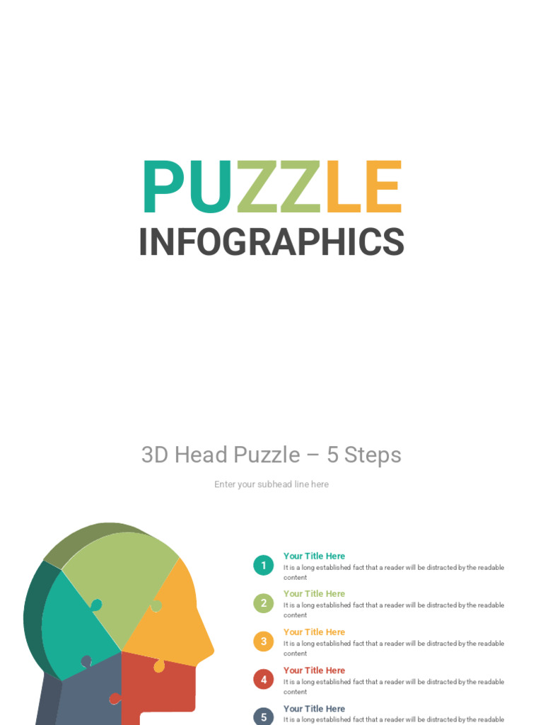 3D Puzzle Infographics Guide | PDF