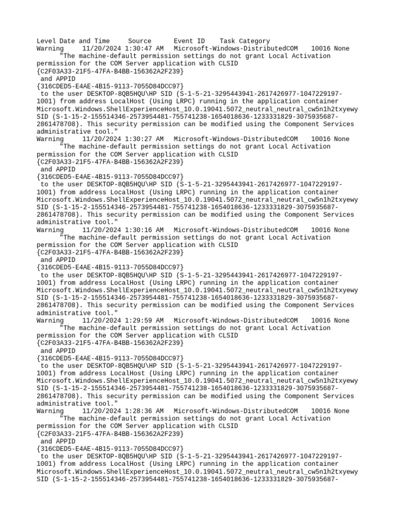 crit | PDF | Windows 10 | Component Object Model