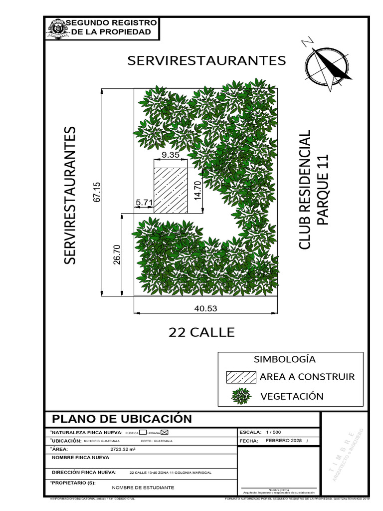 Plano de Ubicación Ejemplo | PDF