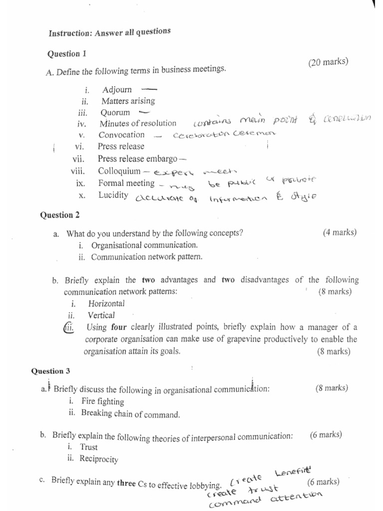 LDC Past Paper | PDF