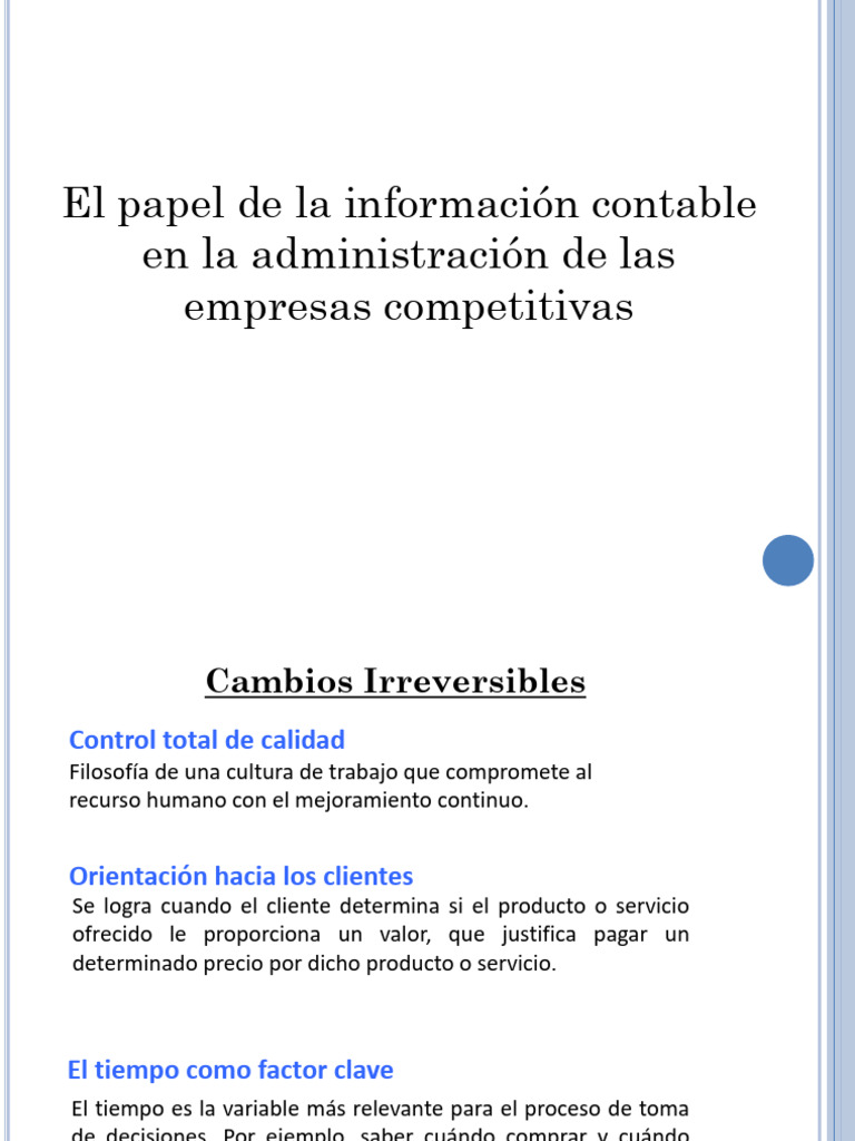 El Papel de la informacion Contable.participantes | PDF | Contabilidad ...