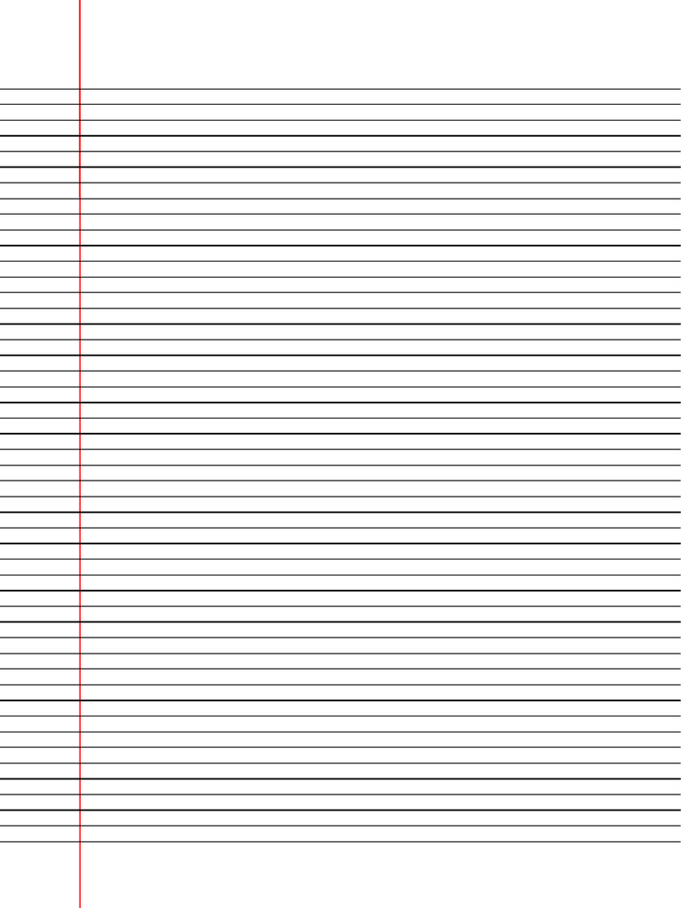 Microsoft Word Lined Paper Template Download PDF | PDF