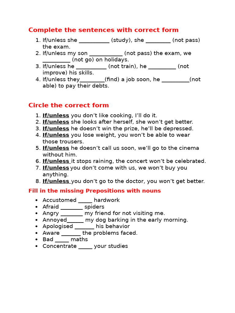 eng worksheet | PDF