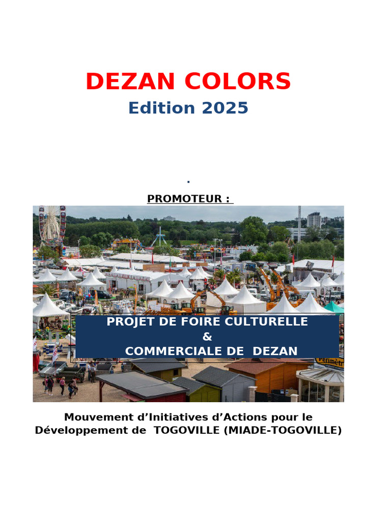 Festival Dezan 2025 à Togoville | PDF