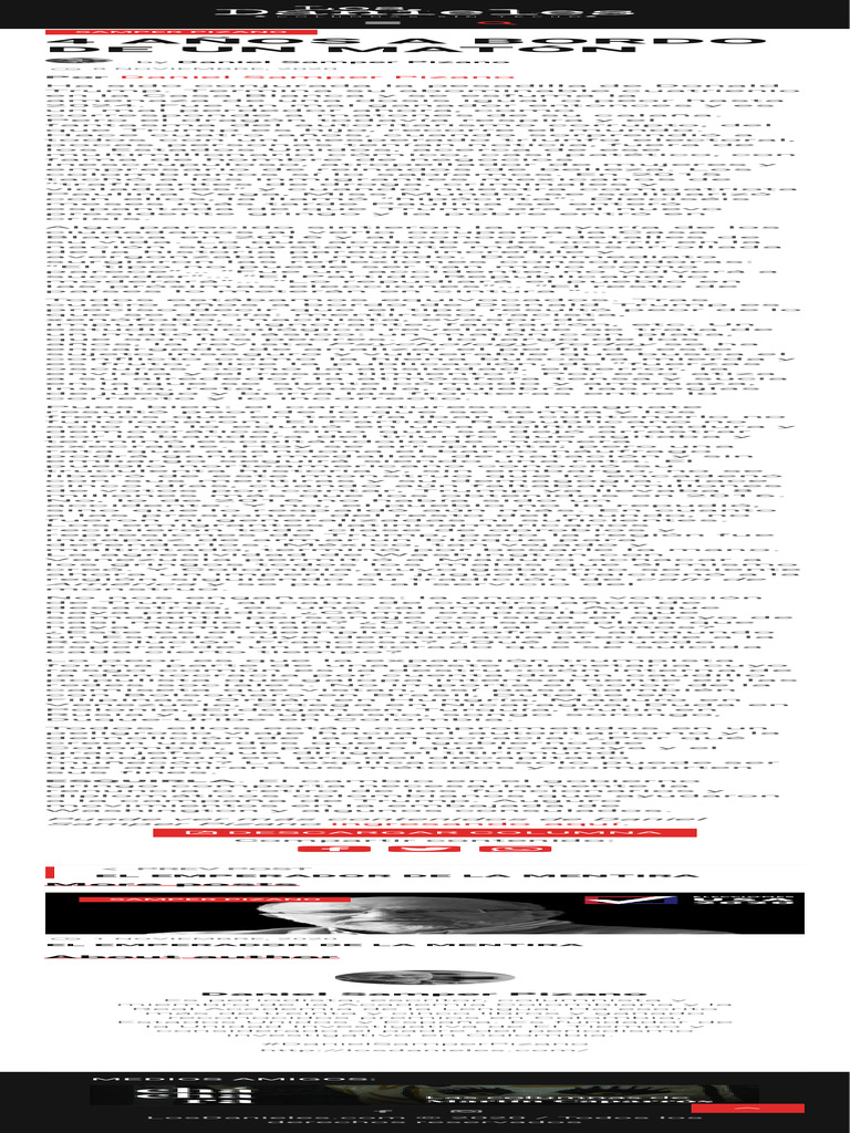 4 AÑOS A BORDO DE UN MATÓN - Los Danieles - Columnas Sin Techo | PDF ...
