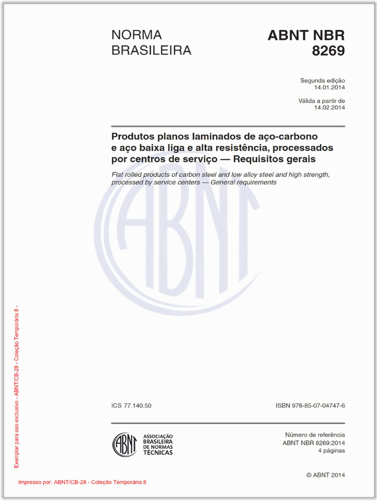 Abnt NBR 8269-14 | PDF